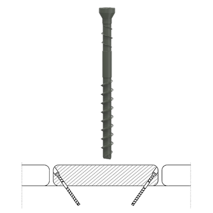 Deck Installation Color Matching Screws – DeckMart Building Supplies