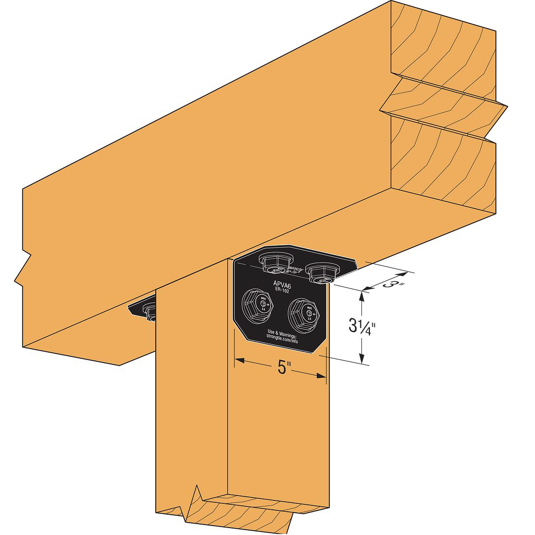 Simpson Strong-Tie APVA 90° Angle – DeckMart Building Supplies
