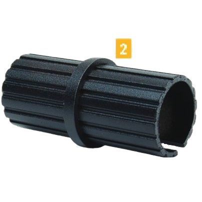 Fortress Round ADA Handrail Splice – DeckMart Building Supplies