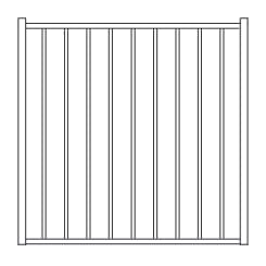 Fortress VERSAI 2-Rail FT/FB Steel Gates – DeckMart Building Supplies