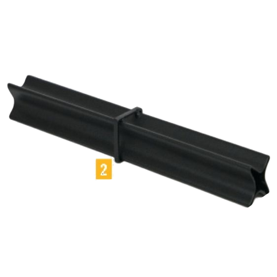 Fortress Square Handrail Rake Rail Plug – DeckMart Building Supplies