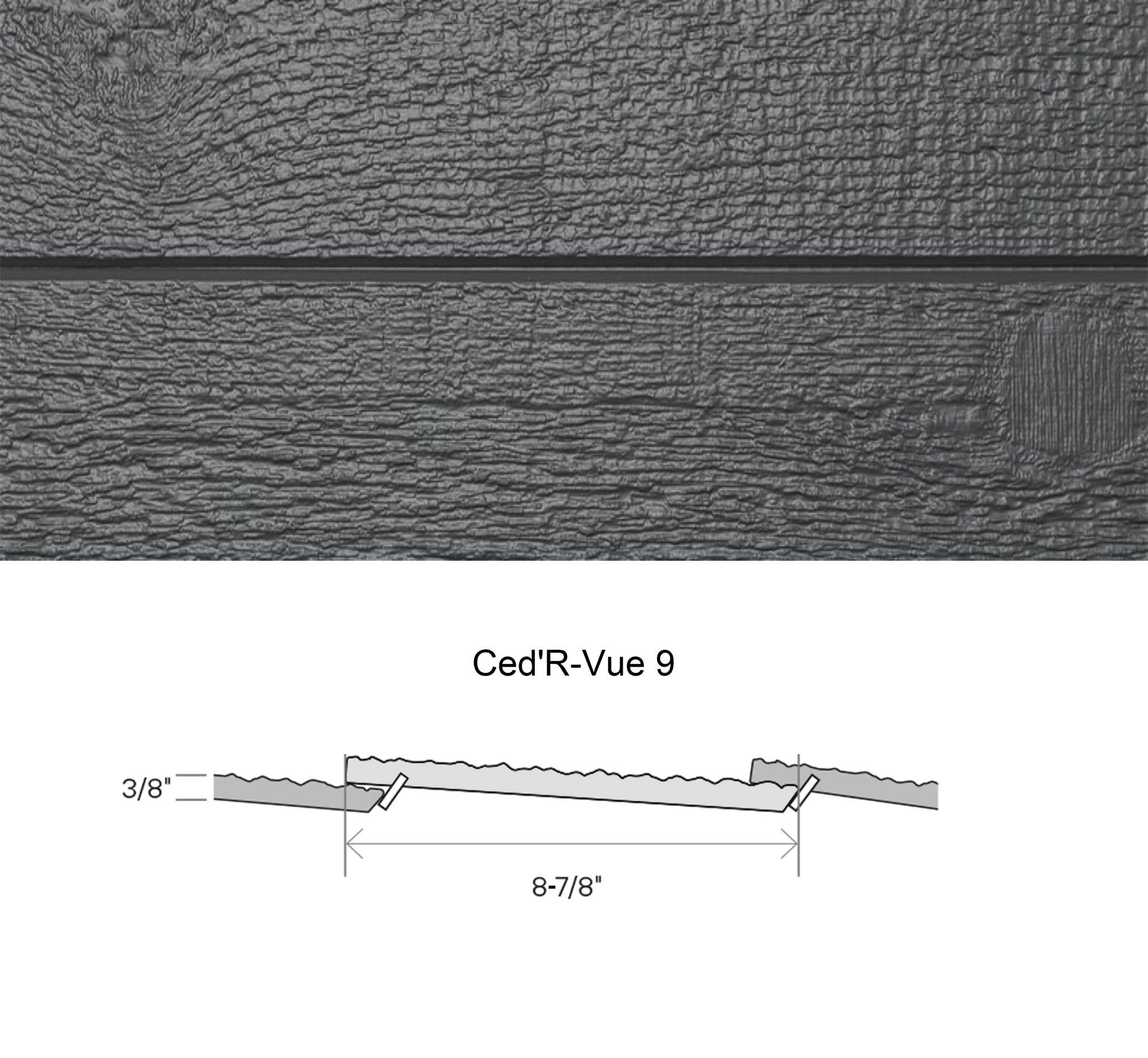 Maibec CanExel Engineered Siding in Granite – DeckMart Building Supplies