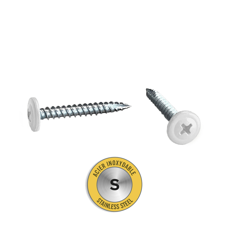 Light Trim #10 1-1/2" Fiber Cement Panel Screws - Stainless Steel ...