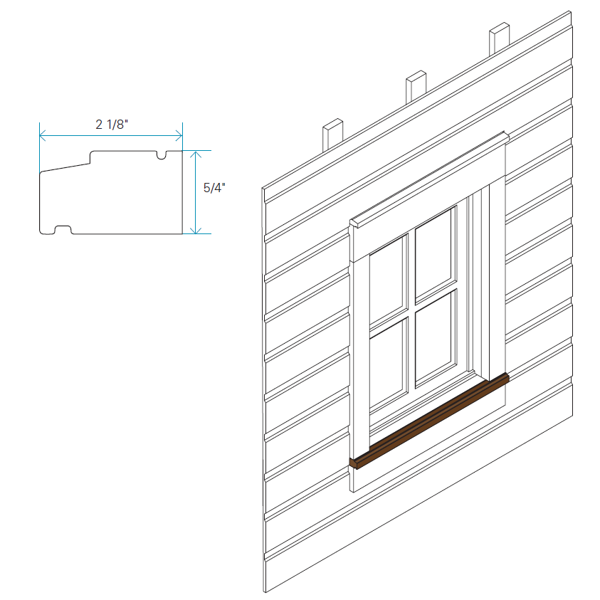 Maibec Genuine Wood Window Sill – DeckMart Building Supplies
