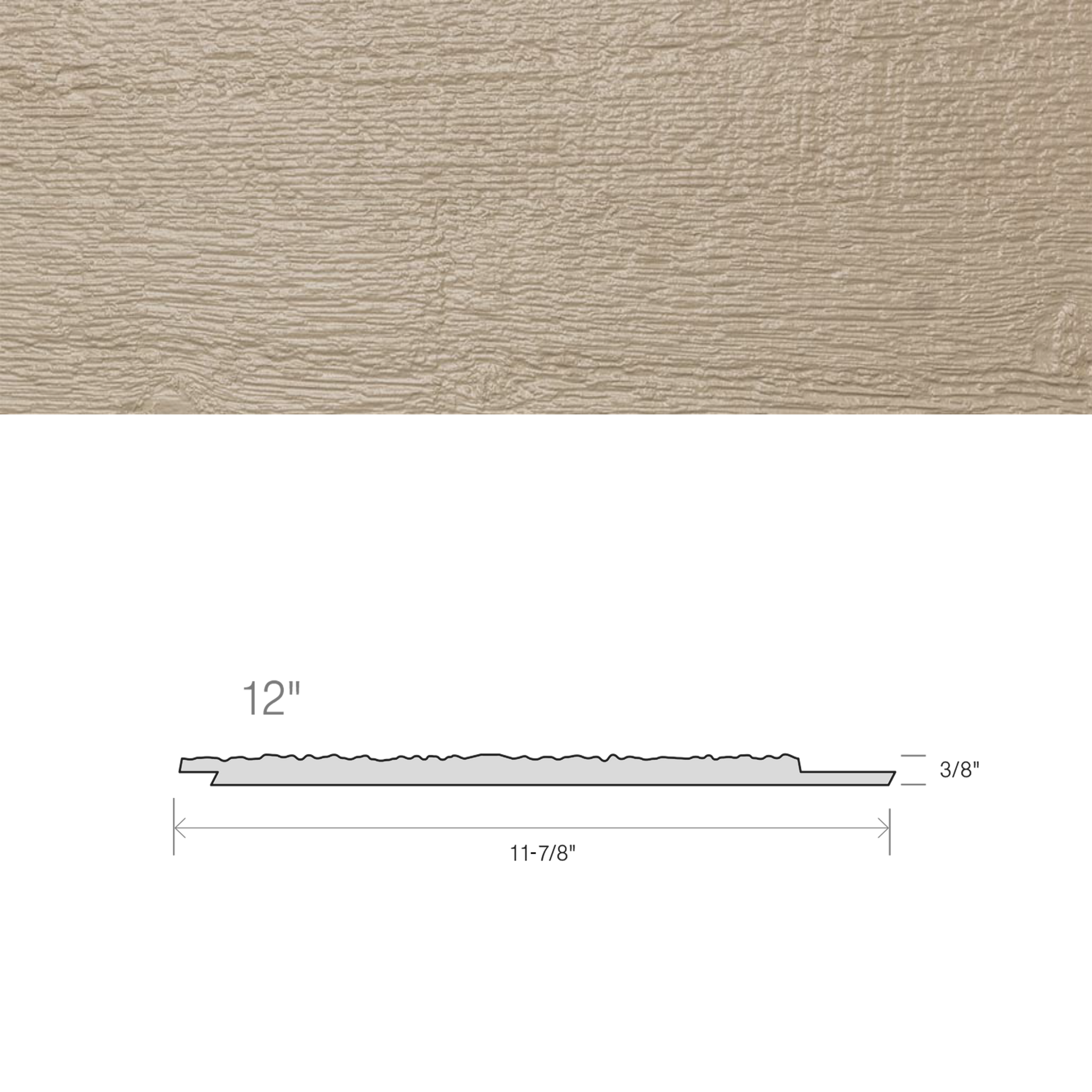 Maibec CanExel Board & Batten Engineered Siding in Sand – DeckMart ...