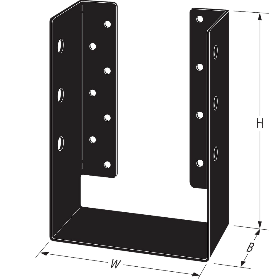 Simpson Strong-Tie APHH Concealed-Flange Heavy Joist Hanger – DeckMart ...