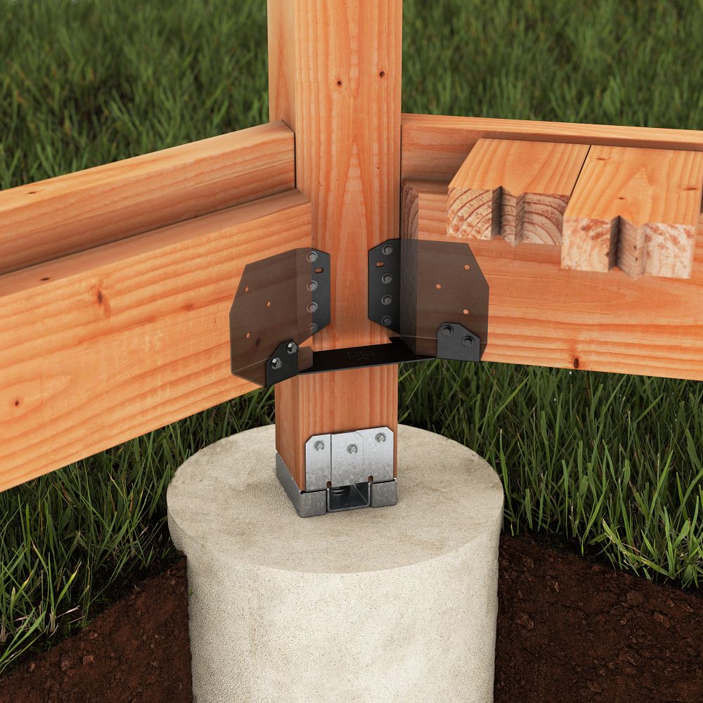 Simpson Strong-Tie ABA Adjustable Post Base – DeckMart Building Supplies