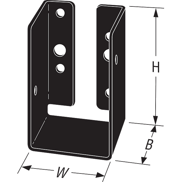 Simpson Strong-Tie APLH Concealed-Flange Light Joist Hanger – DeckMart ...