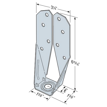 Simpson Strong-Tie Deck Tension Tie – DeckMart Building Supplies