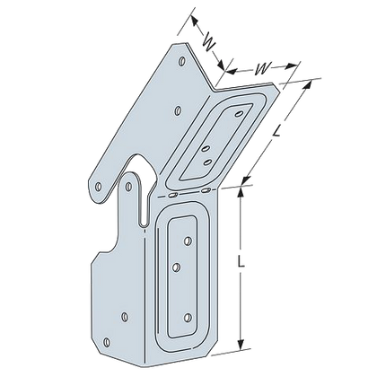 Simpson Strong-Tie KBSZ Knee-Brace Stabilizer – DeckMart Building Supplies