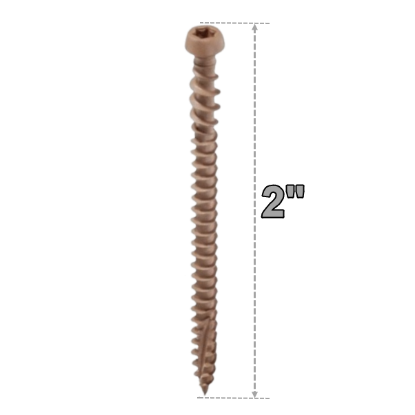 Starborn CAP-TOR Carbon Steel 2" Screws – DeckMart Building Supplies