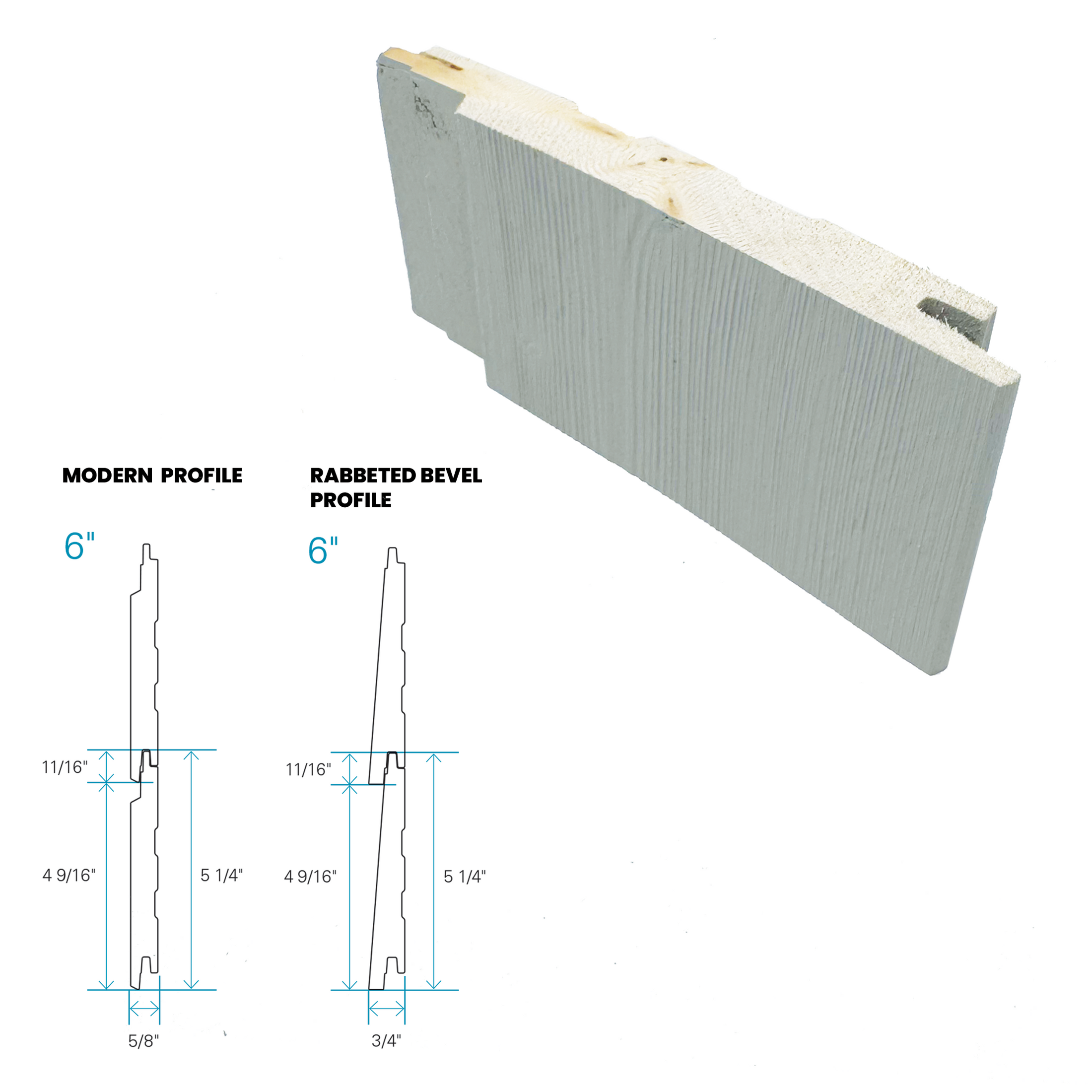 Maibec Siding EM+ Modern/Brushed 010 - Ocean Grey 1 piece Sample ...
