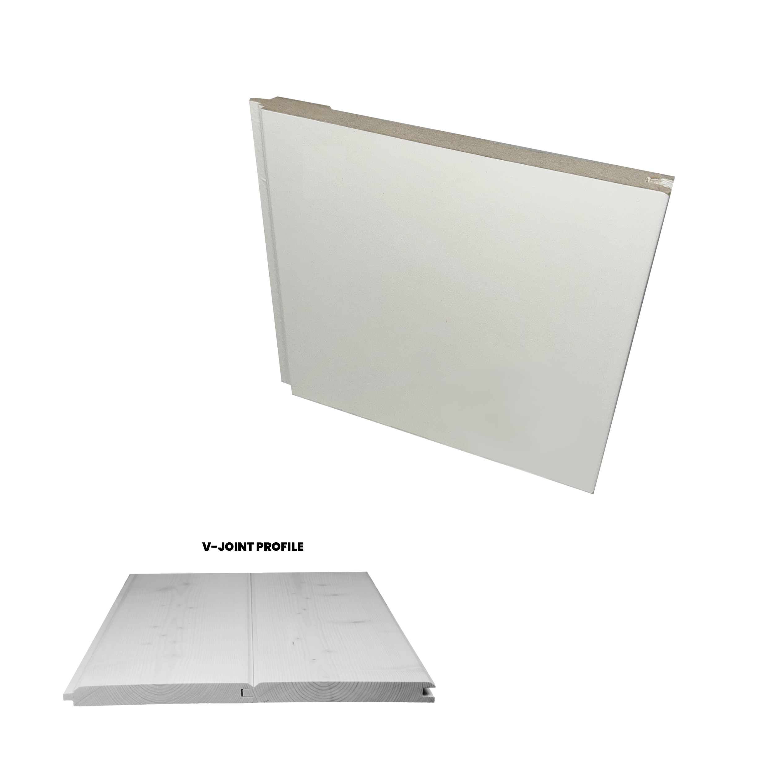 Ready Pine MDF 1x6 V-Joint Cloud White 4 inch Sample – DeckMart ...